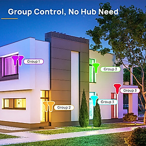 Linkind BR30 Smart Light Bulbs, WiFi Flood Light Bulbs Compatible with Alexa & Google Home, RGBTW Color Changing Light Bulb, 1800K-6500K Tunable White, E26 8W Equivalent 60W, 2.4Ghz WiFi only, 4 Pack