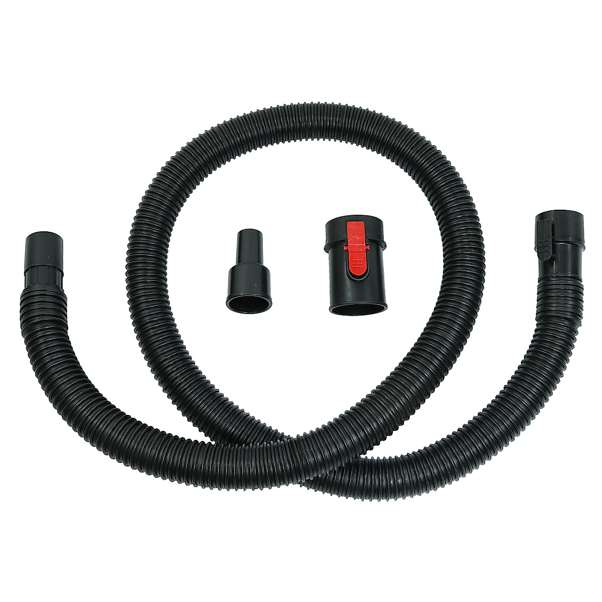 Ridgid Tug-A-Long Genuine OEM 31713 1-7/8 Inch, 7 Foot Vacuum Hose Kit for Wet / Dry Vacuums w/ 1-1/4“ Adapter