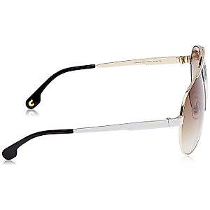 Carrera unisex adult Carrera 1005/S Sunglasses, White Gold/Brown Gradient, 66mm 9mm US
