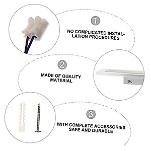 Uonlytech Acrylic Aisle Light Outdoor Wall Lantern LED Wall Lights LED Light LED Ceiling Light Outdoor Sconces Wall Lighting LED Outdoor Wall Lights Bedroom Light Hallway Light Ceiling Lamp