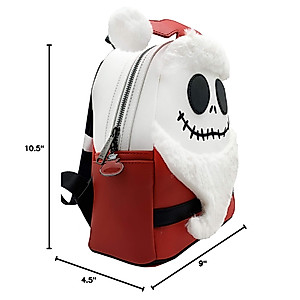 Loungefly x Disney Nightmare Before Christmas Santa Jack Cosplay Mini Backpack