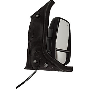 Kool Vue Passenger Side Power Heated Towing Mirror for Ford Transit-250 Transit-350 Transit-150 Transit-350 HD 2015-2019 With Signal Light Textured Models With Low Roof