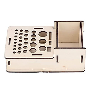 Leather Tools Storage Box Leather Tools Storage Box Shelf Beech Leathers Craft Rack Stand Punch Tool for Sanding Rods