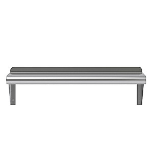 AmGood 24" Long X 8" Deep Stainless Steel Wall Shelf | NSF Certified | Appliance & Equipment Metal Shelving | Kitchen, Restaurant, Garage, Laundry, Utility Room