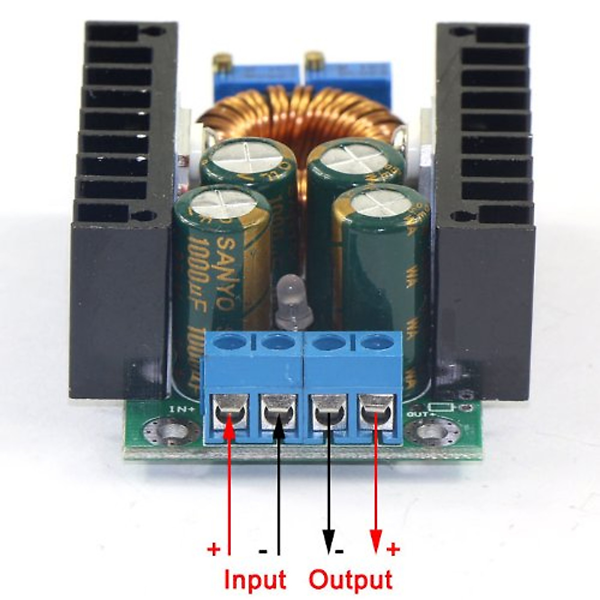 DROK DC 24V to 12V CC CV Step Down Volts Regulator Constant Current Voltage 8A DC Adjustable Buck Converter 7-40V to 1.2-35V LED Driver Charger Module with Charging Indicator Solar Power Supply DIY