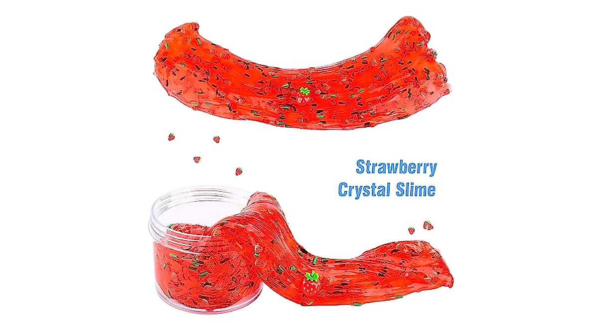 Strawberry Crystal Slime - Fun DIY for Kids