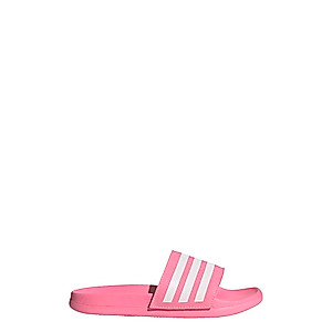 adidas Adilette Comfort Slide Sandal, Beam Pink/White/Beam Pink, 6 US Unisex Big Kid
