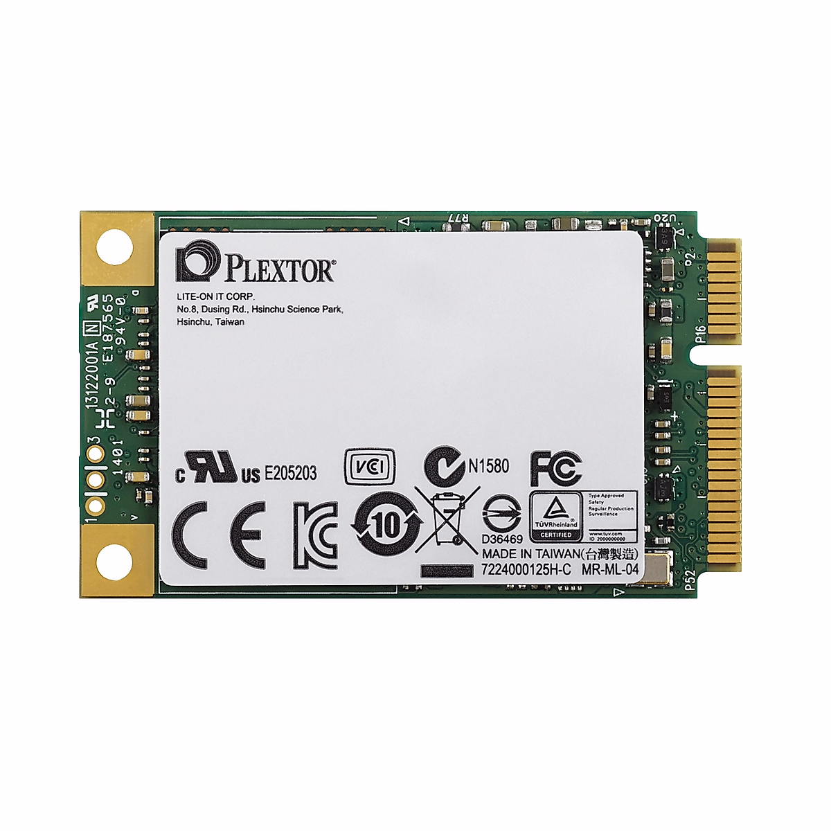 Plextor M6M Series 128GB mSATA Internal Solid State Drive (PX-128M6M)