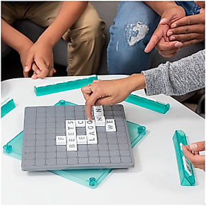 Upwords, The Game of Quick Stacking & Word Hacking with Stackable Letter Tiles, 2022 Edition | Word Games | Board Games for Kids 8-12 | Family Games for Ages 8+