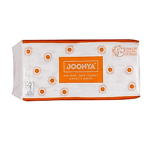 Joonya Baby Diapers - Size 3 Crawler (13-24 lbs) - 1 Bag of 56 Count - NonToxic, Eco-Friendly, Ultra Slim, Overnight Use - **New Range Available Separately**