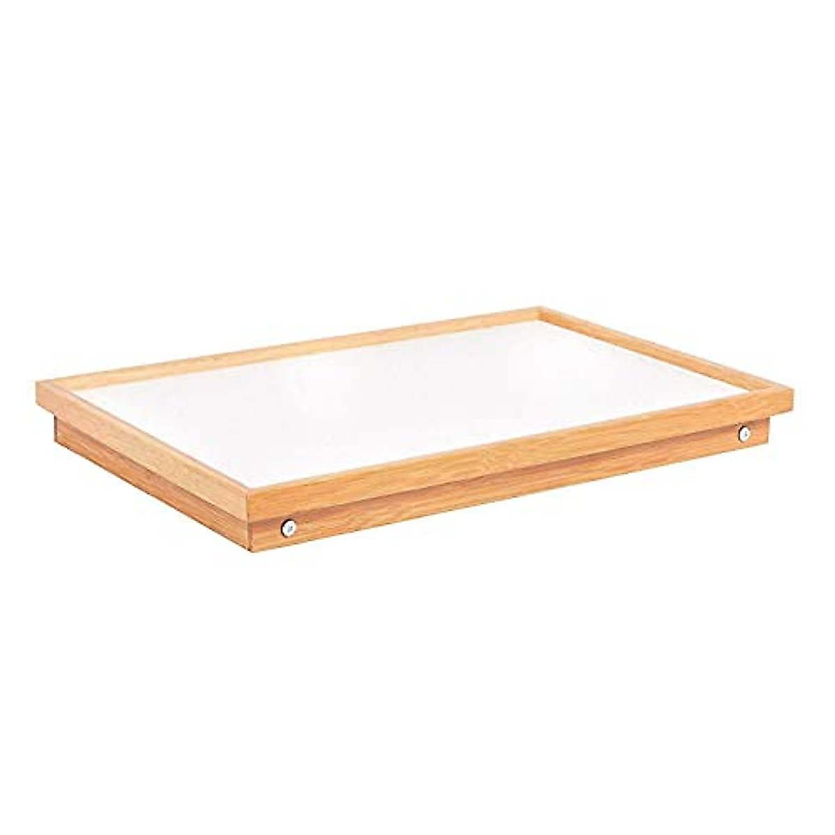 Wood Breakfast Bed Tray Lap Desk Serving Table Foldable Legs Bamboo Food Dinner GPJJPUS