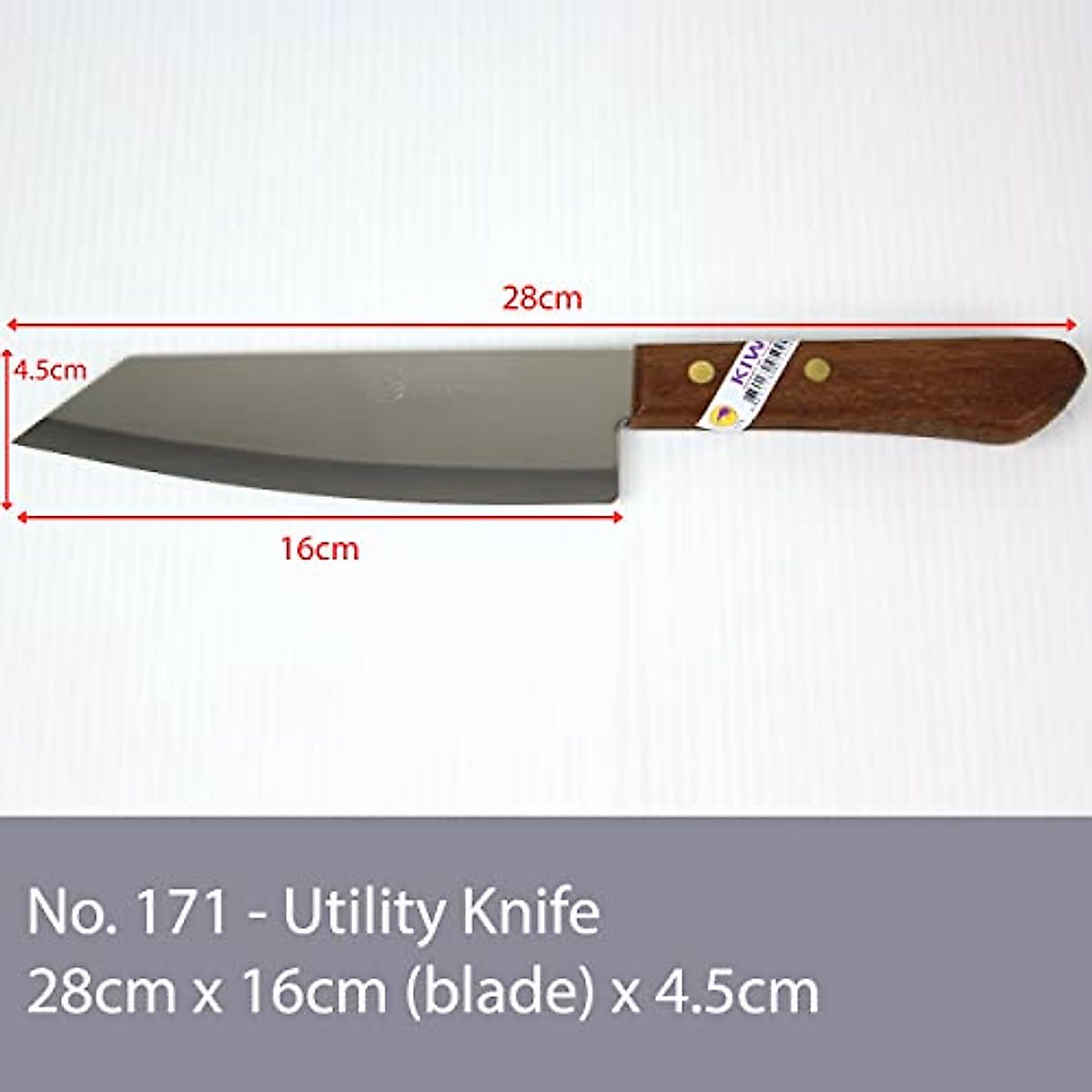 Kiwi 4" Sharp Pairing Knife, with wood Handle # 503