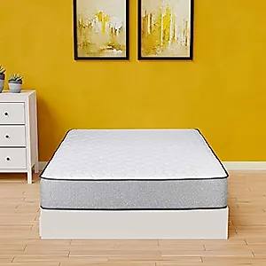Greaton, 5/7/8/10 Inch Medium Firm High Density Foam Mattress, Comfortable Mattress for Cooler Sleep Supportive & Pressure Relief, Full XL, White