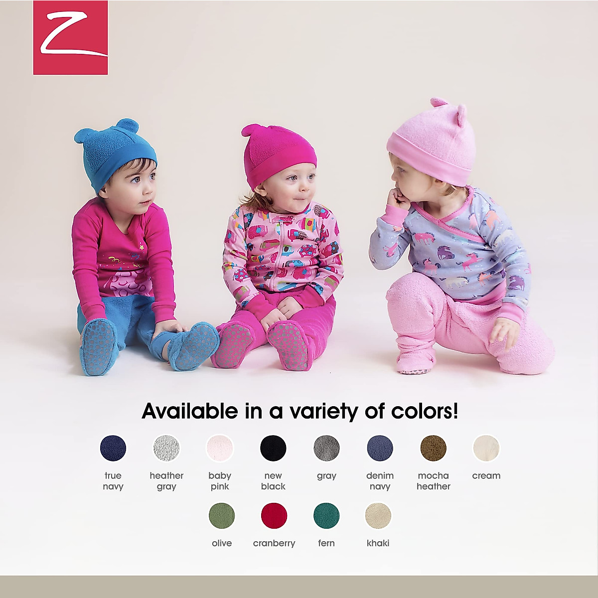 Zutano Unisex Baby Fleece Hat, Winter Baby Hat for Boys and Girls, Cold-Weather Baby Gear, Infant Cap, Baby Pink, 3M