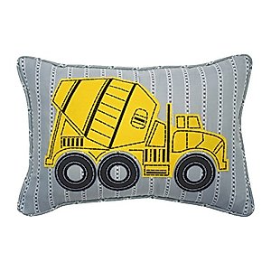 Waverly Under Construction Modern Graphic Rectangular Decorative Throw Pillow, 12" x 18", Multicolor