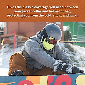 Original Turtle Fur Fleece The Turtle's Neck Warmer, Black