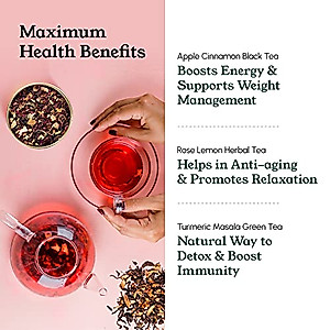 Teaniru, Novelty Tea Collection | Assortment of Premium Loose-leaf Teas - 3 Aromatic & Flavorful Blends (serves up to 100 cups)