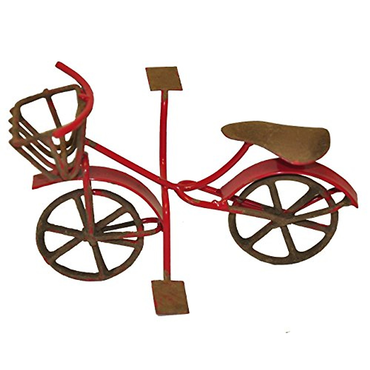 G & F Products MiniGardenn 10022 Fairy Garden Miniature Mini Bicycle, Red