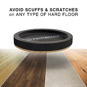 Felt Furniture Sliders for Hardwood Floors X-PROTECTOR 8 PCS 4 3/4” - Furniture Slider with Unique Design - Heavy-Duty Furniture Movers for Hard Surfaces - Felt Sliders - Move Your Furniture Easily!