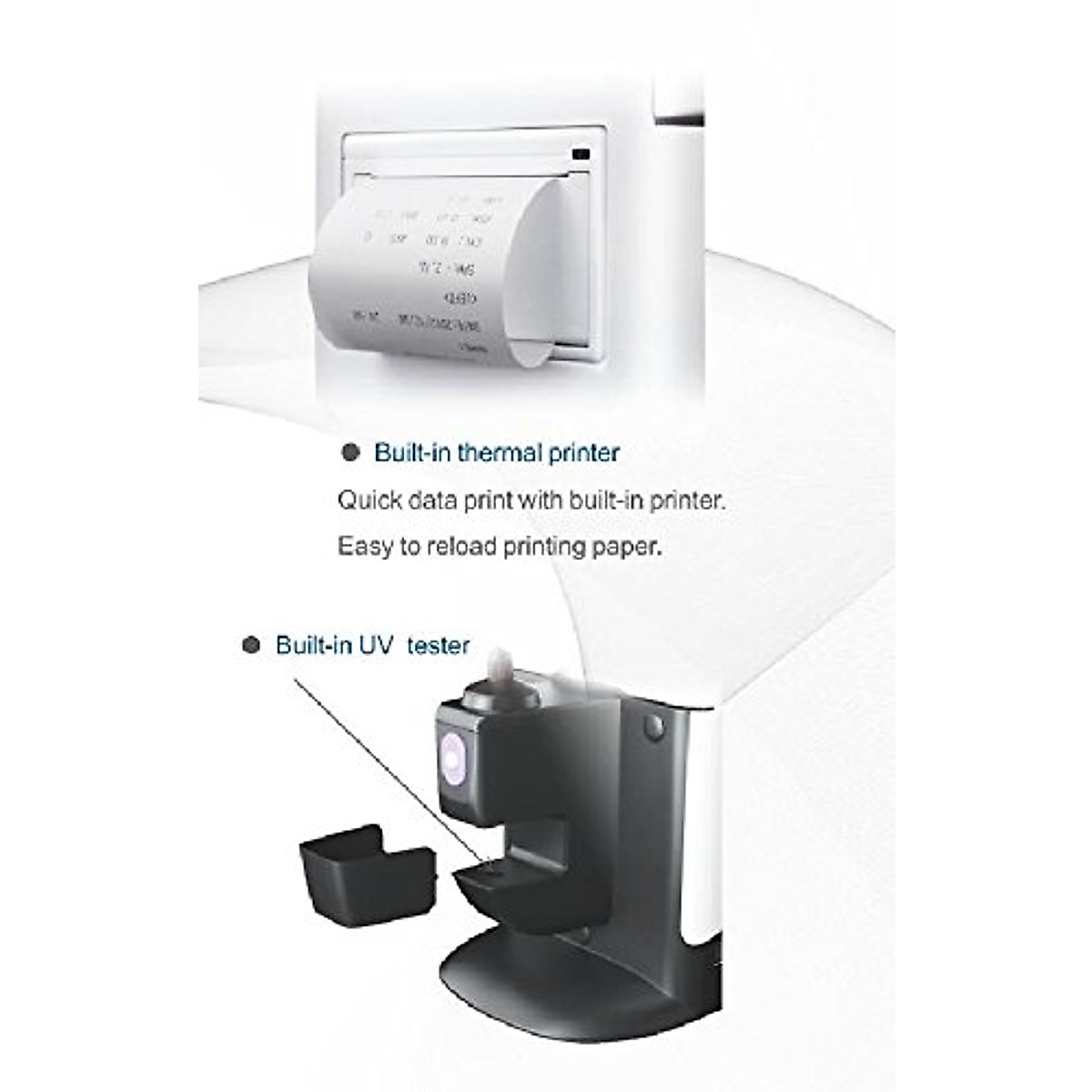 JD-2600A 7'' LCD Touch Screen New Digital Auto Lensmeter Lensometer Focimeter