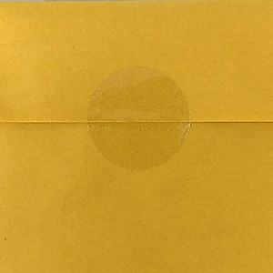 Faithful Supply 2 inch, 600/roll Clear Circle Seal Stickers Great as Envelope Seal Stickers, Clear Stickers, Circle Tape, Clear Circle Labels and Envelope Seals.