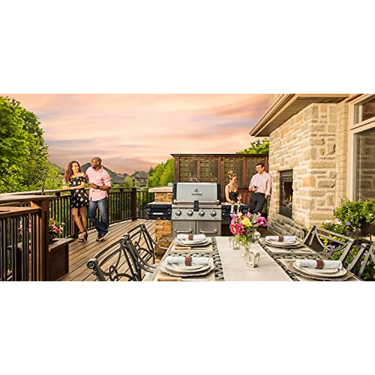 Broil King 956317 Regal S 420 Pro 4 Burner Natural Gas Grill - Stainless Steel