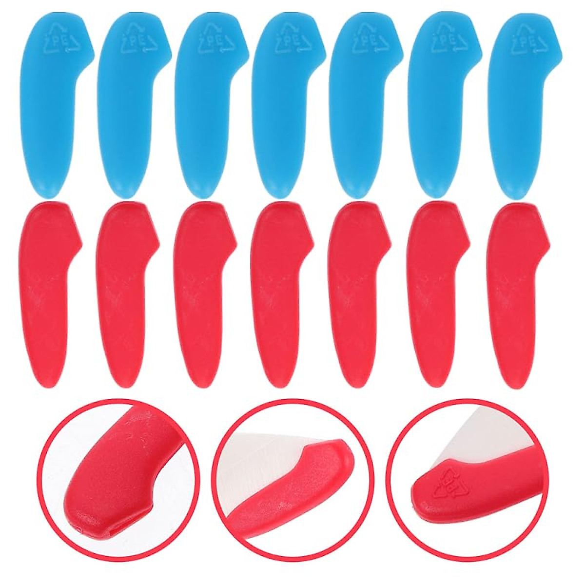 UPKOCH 50pcs Knife Tip Sleeve Knife Point Cover Knifehead Guard Cutter Blades Tips Protector Knife Guard for Injuries