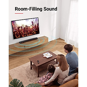 Nebula Soundbar – Fire TV Edition, 4K HDR Support, 2.1 Channel, Built-In Subwoofers, Voice Remote with Alexa