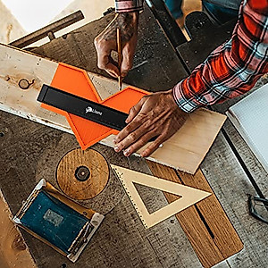 Lionz Super Gauge Shape and Outline Tool - 2 Wide Contour Gauge 10" And 5" For Copying Angles and Odd Shapes. Gifts for Men, Handyman, DIY, Woodwork, and Construction.