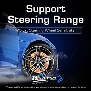 Brook Ras1ution 2 - Racing Wheel Converter for PS5/ Switch/XB 360, XB Original Gaming Consoles's Racing Games