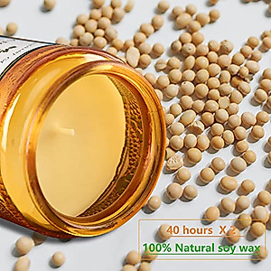 Luxury Scented Candles 2 Packs for Home Scented, 100% Soy Wax, Contains Two Kinds of Candles, Lavender and Vanilla, Gifts for Women Mother and Friends