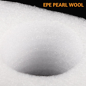 Cabilock 2pcs Takeaway Cup Holder Floating Drink Holder for Pool Coffee to go Carrier Bowl Racks Disposable Coffee Cups Coffee Cup Carrier Tray White epe Pearl Cotton Packing car take