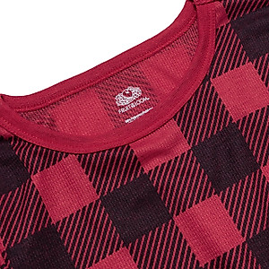 Fruit of the Loom Kids Premium Thermal Waffle Underwear Set, Buffalo Check, 10/12