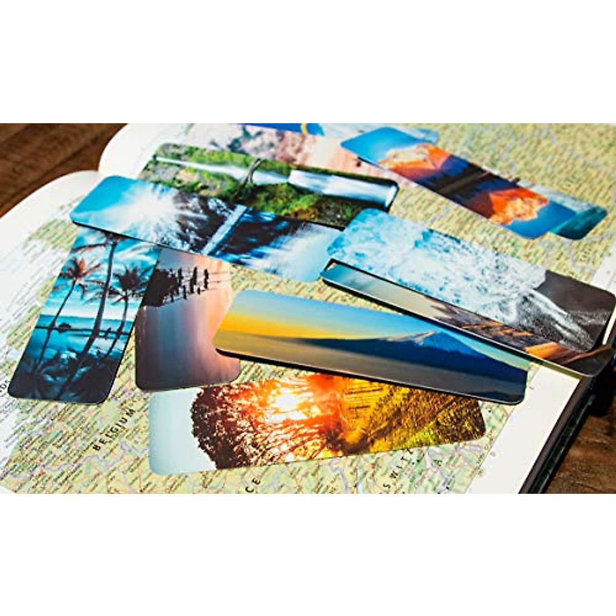 Livin Harmony Nature Themed Cool Bookmarks for Kids & Bookmarks for Book Lovers - Book Markers for Men & Adults - Bulk Bookmarks for Boys & Girls - Set of Unique Book Marks as Gifts for Students