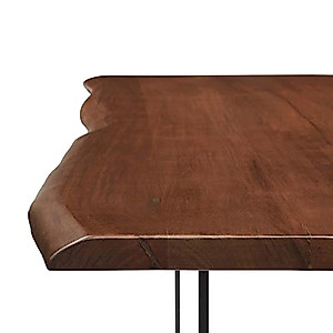 Modway Live Edge Ardor Dining Table, 60", Black Walnut