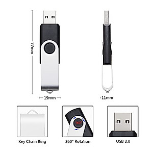 Wholesale/Lot/Bulk - ( 10 Pack ) USB 2.0 Flash Memory Stick Pen Drives U Disk Thumb Jump Pen Drive【 Random 5 Colors】【Ships from USA】 (2 GB)
