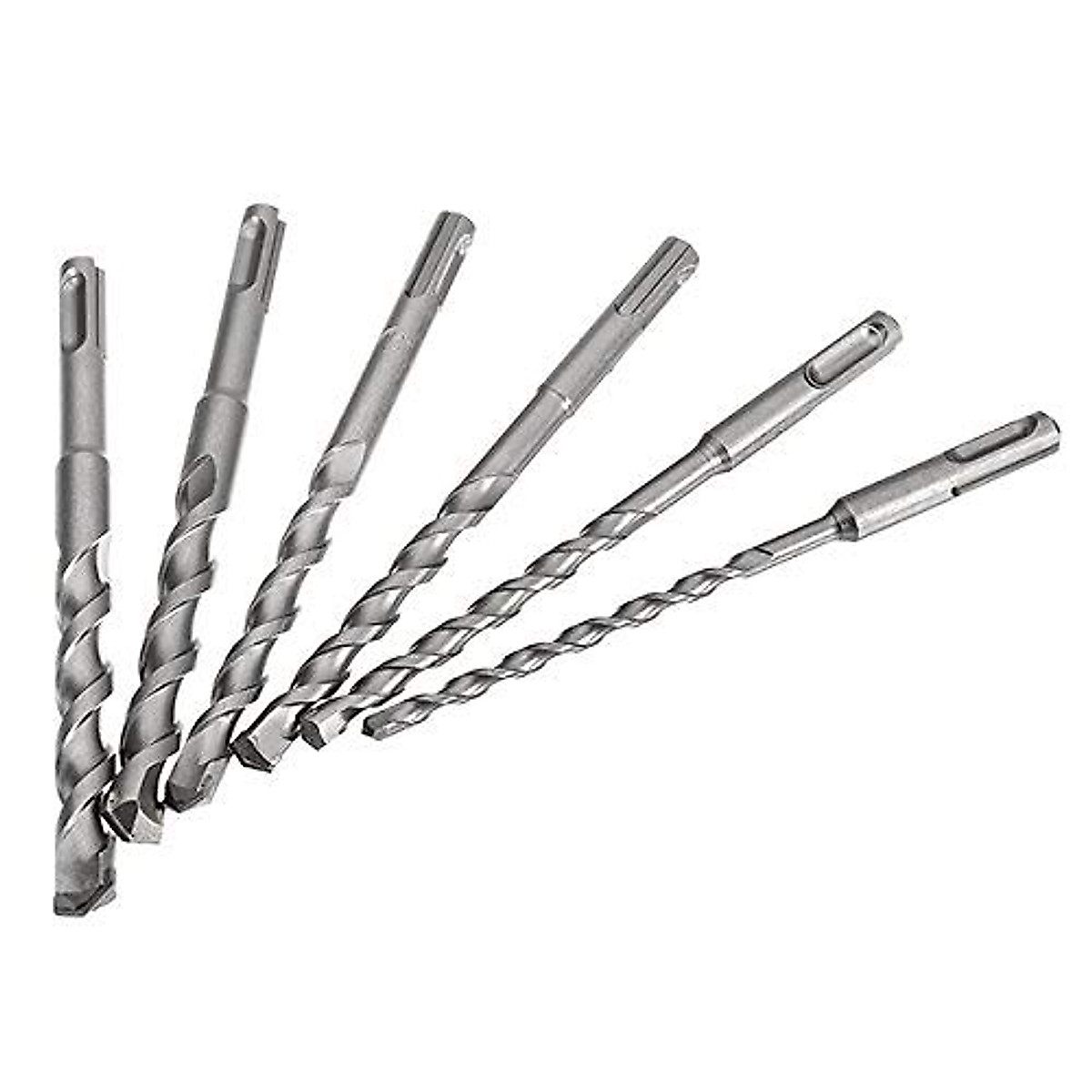 25PCS, 7/16" x 6", SDS Plus Drill Bits, Rotary Drill Bit, Masonry Drill bit Set, SDS+ Hammer Bits