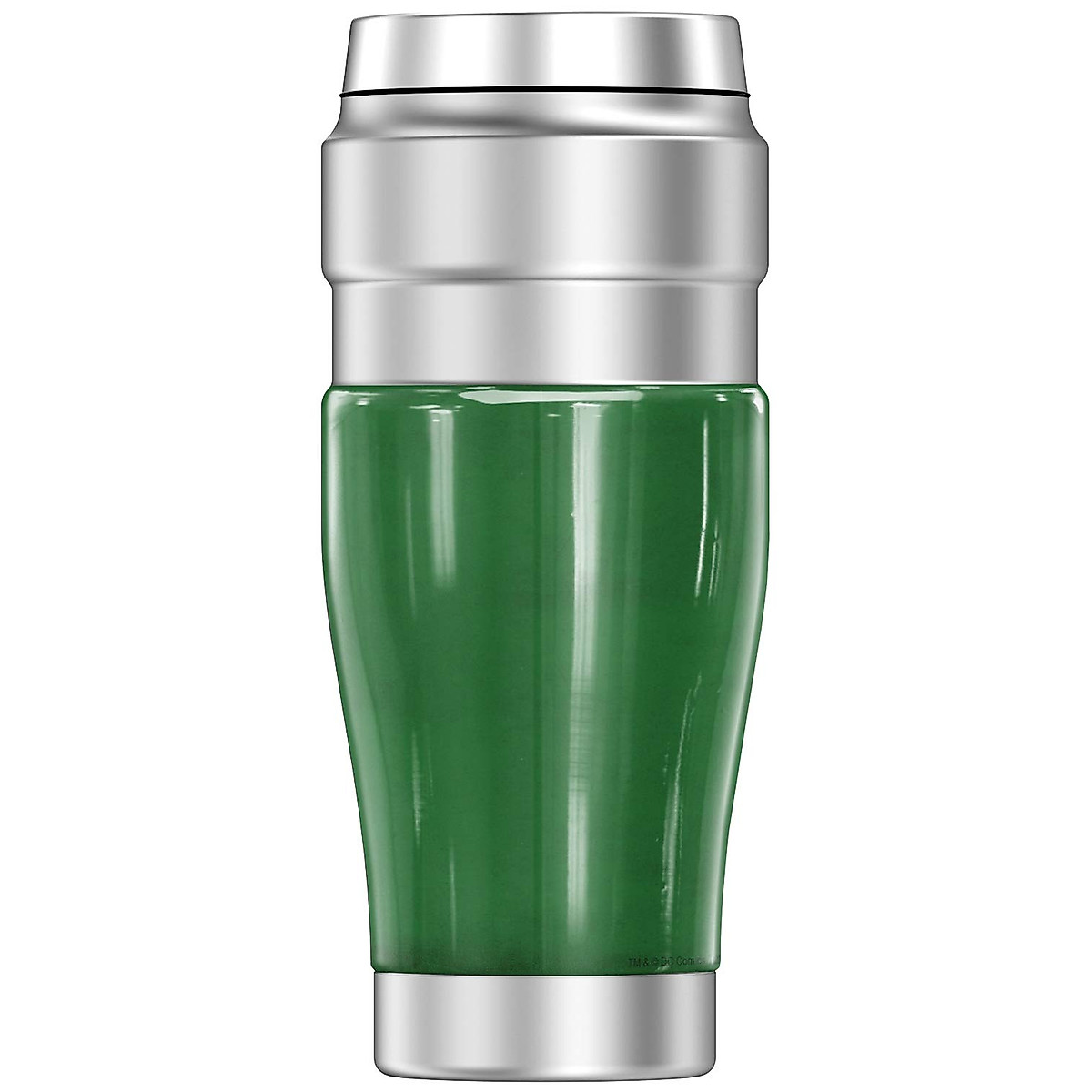 Green Lantern Character, THERMOS STAINLESS KING Stainless Steel Travel Tumbler, Vacuum insulated & Double Wall, 16oz