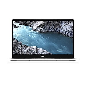 Dell XPS 13 9380 13.3" Notebook Computer, Intel Core i7-8565U, 8GB RAM, 256GB SSD, Windows 10 Home, Platinum Silver/Carbon Fiber Black