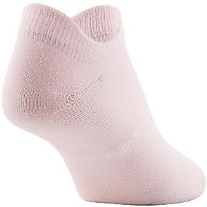 Under Armour Women's Essential 2.0 Lightweight No Show Socks, 6-Pairs, Beta Tint/White/White, Medium