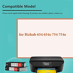 FLOAPA TN712 Toner Cartridge Use for Konica Minolta Bizhub 654 654e 754 754e Printers