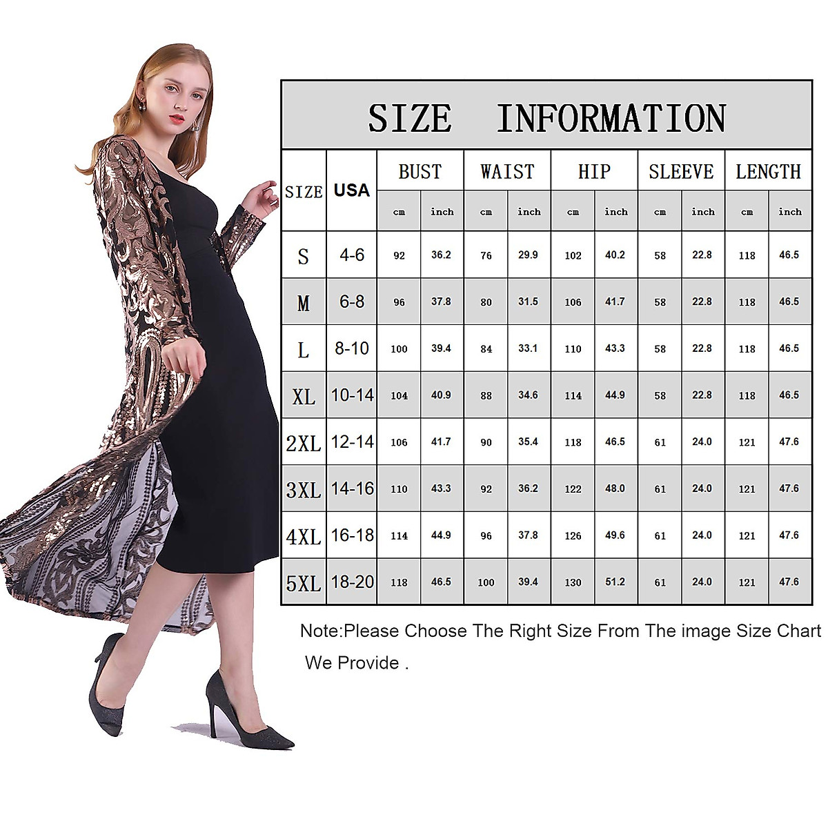 Women's Sequin Cardigan Summer Cover Up Dress Glitter Sparkle Open Front Coat Dresses Duster for Evening Prom 3XL Black