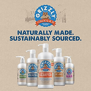 Grizzly Pollock Oil Supplement for Dogs, 32-Ounce