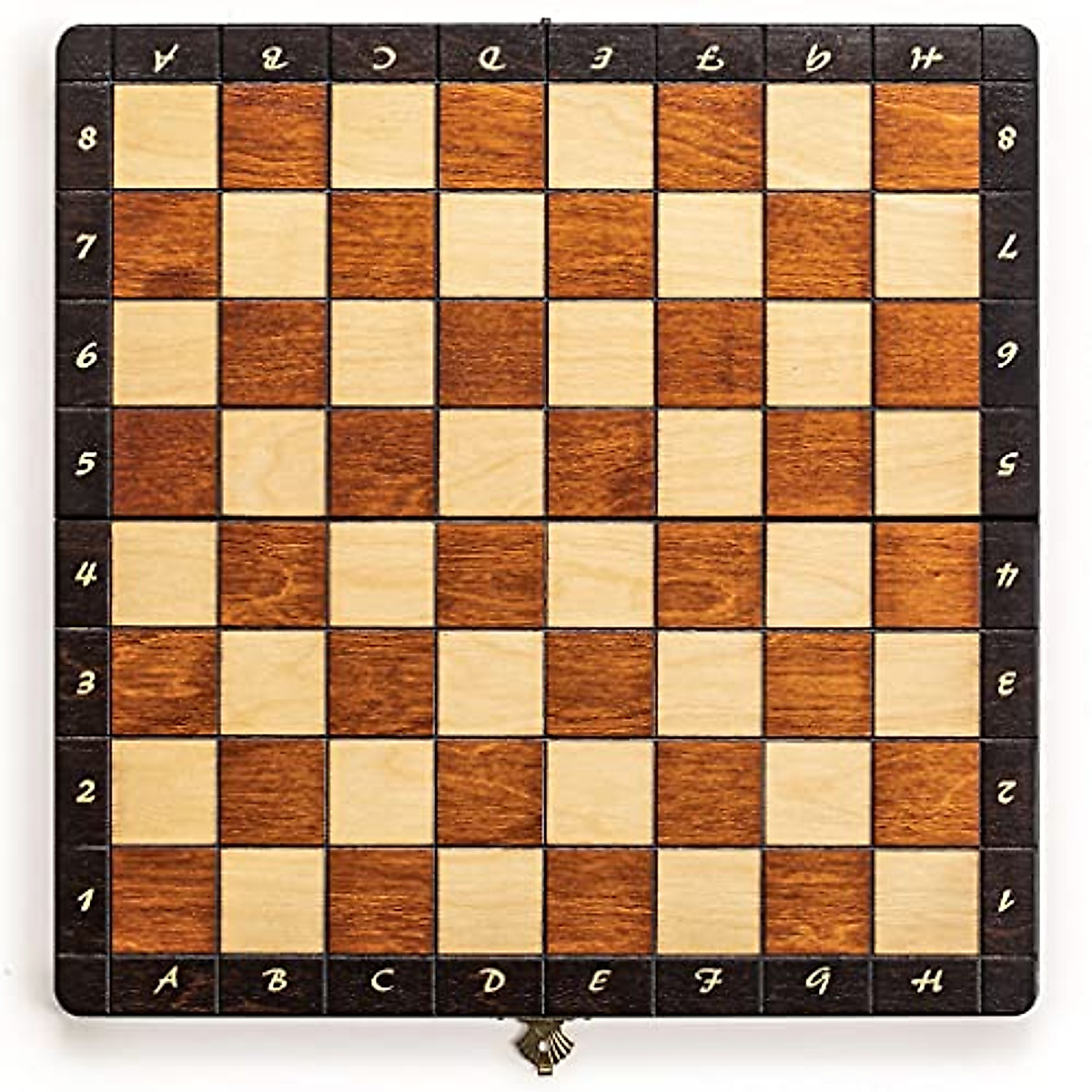 Husaria Magnetic Wooden Portable Travel Chess Game Set - 11"