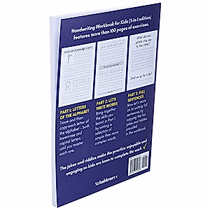 Handwriting Workbook for Kids: 3-in-1 Writing Practice Book to Master Letters, Words & Sentences