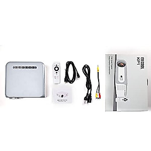 MECOOL KP1 FHD Smart Projector Android 11 Video Projector 700 ANSI Lumens Native 1080P, 240" Display, 2.4G/5G WiFi and Chromecast, UHD Video Home Theater TV Projector