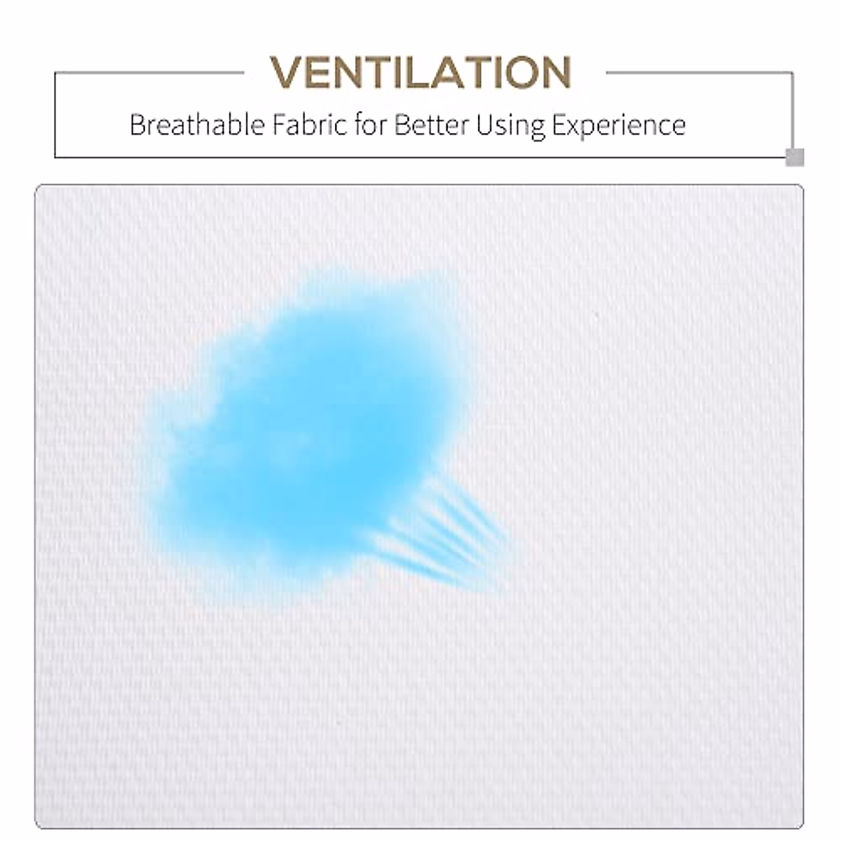 Outsunny Outdoor Swing Glider Chair, Patio Mesh Rocking Chair with Steel Frame for Backyard, Garden and Porch, White