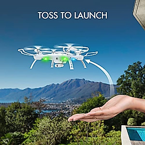 Drones with Camera for Adults/Kids/Beginners - 1080P 120° Wide-Angle Drone with Camera, Drones for Kids with Remote/APP/Voice, Drone for Beginners with 1 Key Fly/Land, Drones for Adults with 360°Flip 2 Batteries Long Flight, Boys/Girls Gift Ideas