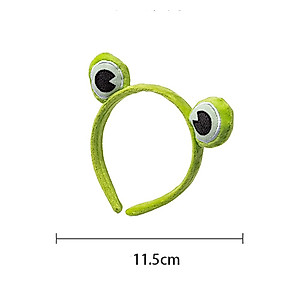 Theamensa Cute Headband, Frog Hair Band Costume Headband Head Wrap Hair Accessories for Women, Adults, Men