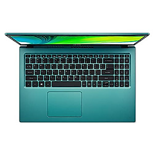 Acer Aspire Thin and Light Laptop, 15.6" FHD Display, Intel Celeron Dual-Core N4500 Processor, 8GB RAM, 256GB SSD, Webcam, WiFi, HDMI, Bluetooth, Windows 10, Electric Blue + One Year Office365